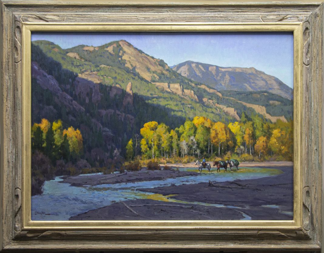 "Morning Shadows - Shoshone River" Phil Starke | ArtzLine.com