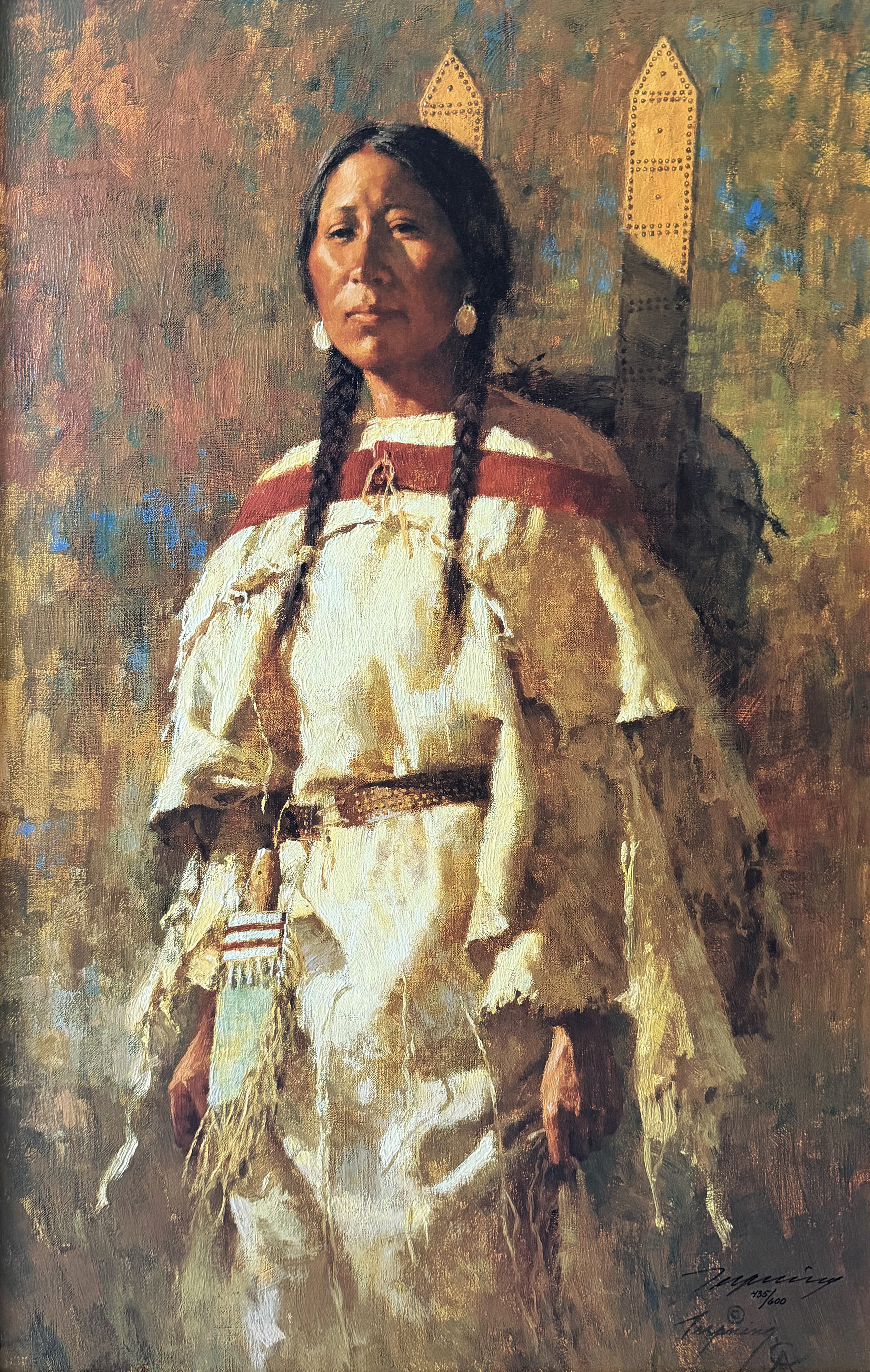 "Cheyenne Mother" Howard Terpning | ArtzLine.com